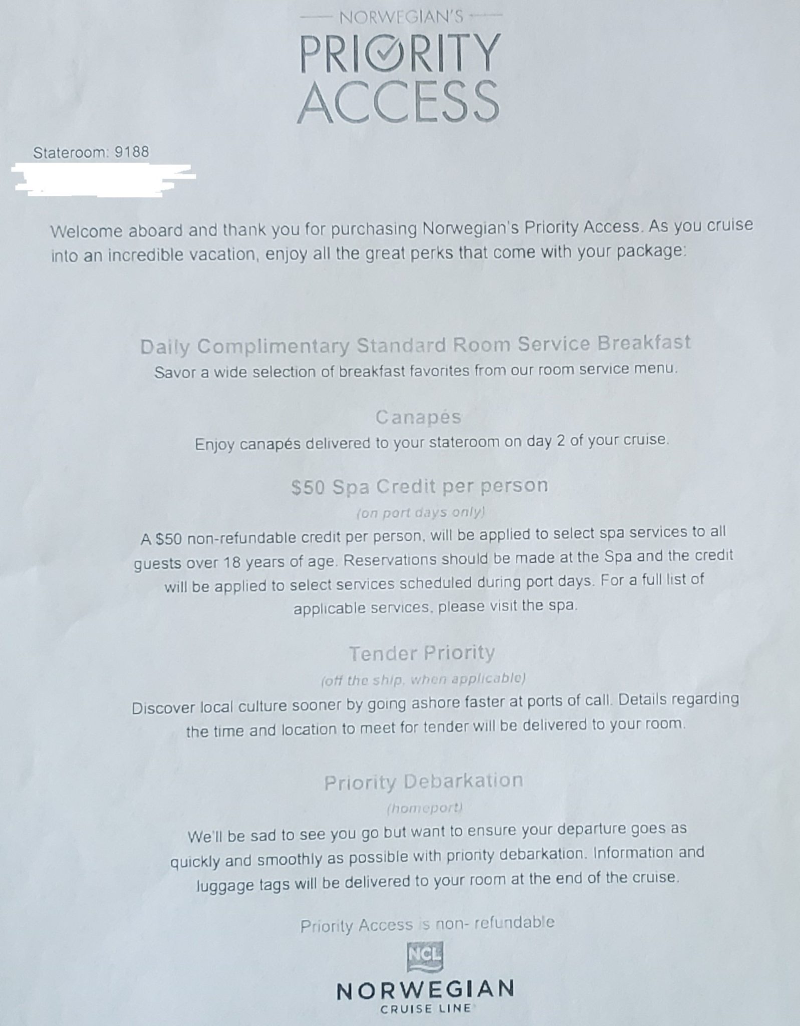 My Norwegian's Priority Access Experience - Forever Sabbatical